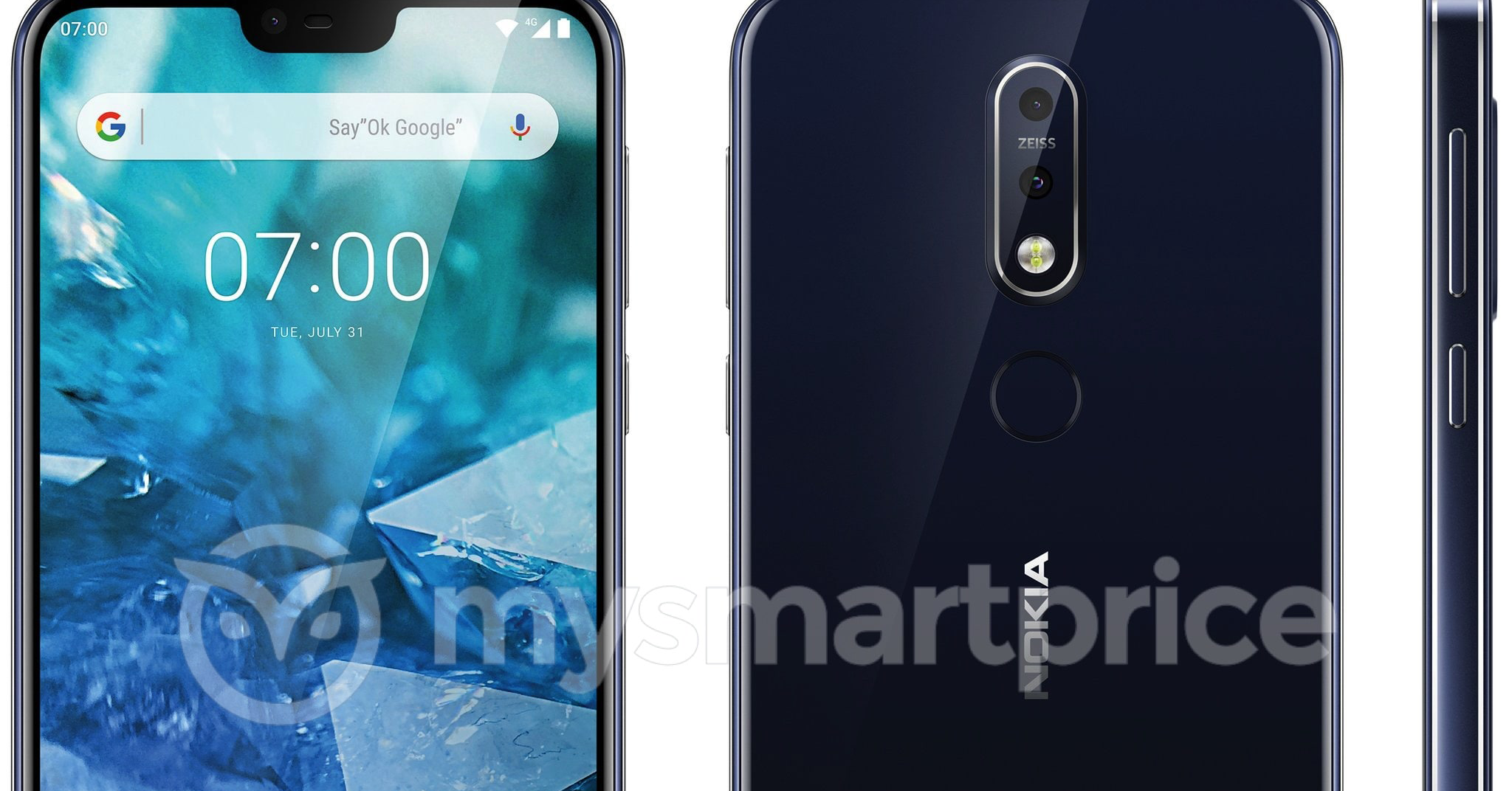 Exkluzivní rendery telefonu Nokia 7.1 Plus aka Nokia X7