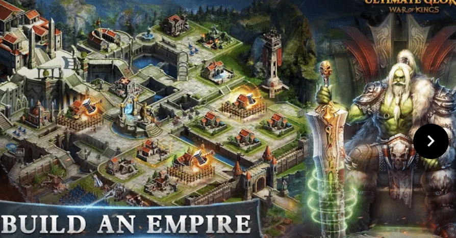 Android strategická hra Ultimate Glory War of Kings ke stažení