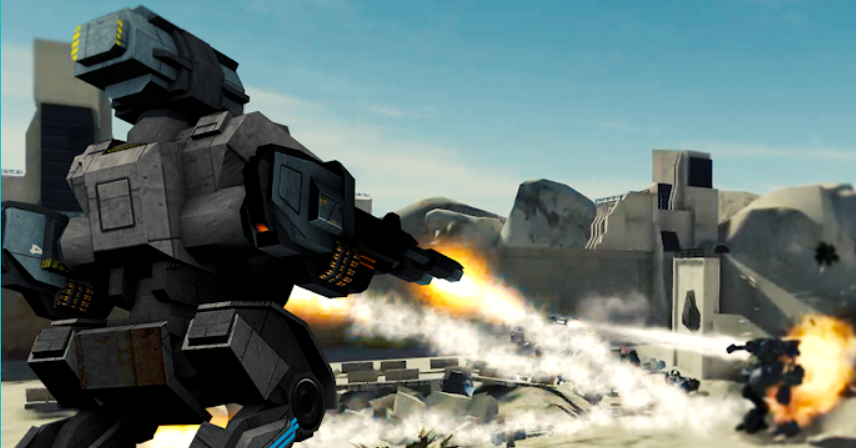 Android akční hra Mech Battle ke stažení zdarma na mobil
