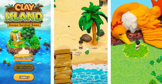 Android hra Clay Island ke stažení na mobil zdarma