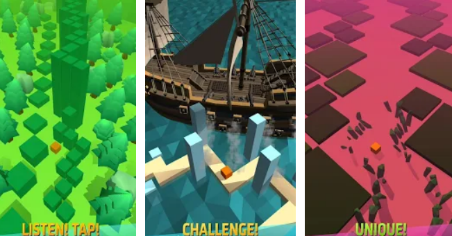 Android zábavná hra Dancing Cube ke stažení na mobil