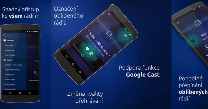Android aplikace CZ Radio ke stažení zdarma