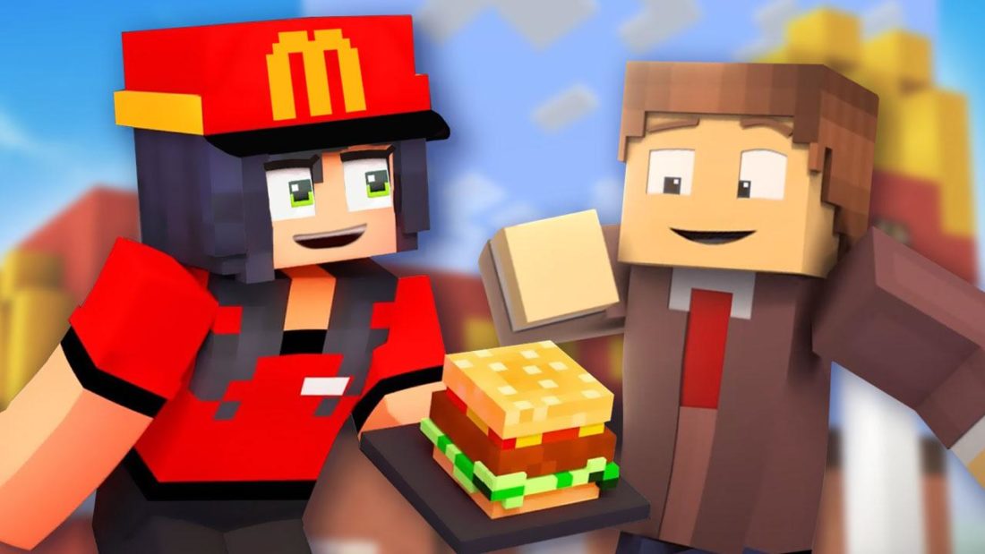 Mód do hry Minecraft Fast Food Restaurant