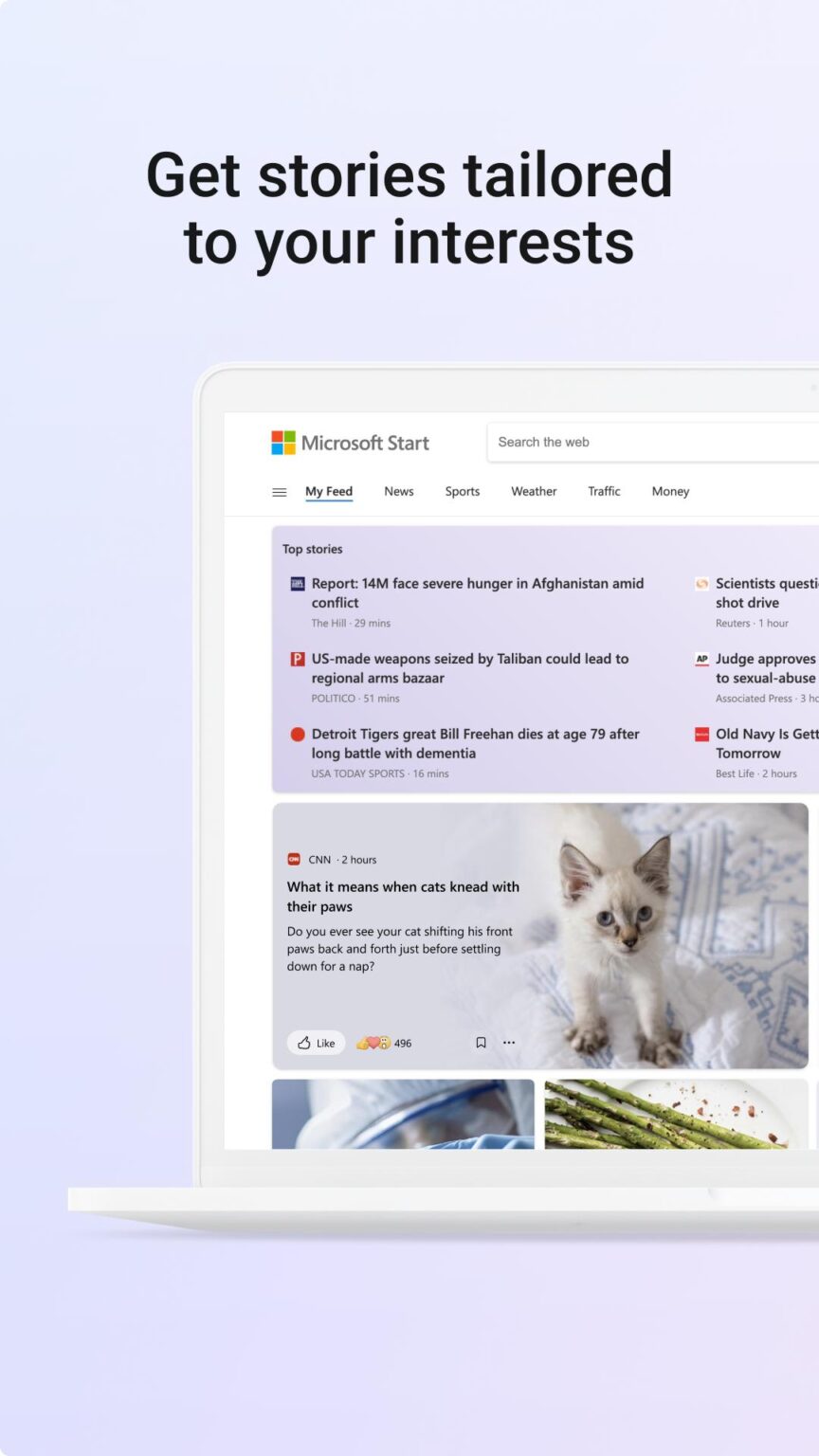 Aplikace Microsoft Start