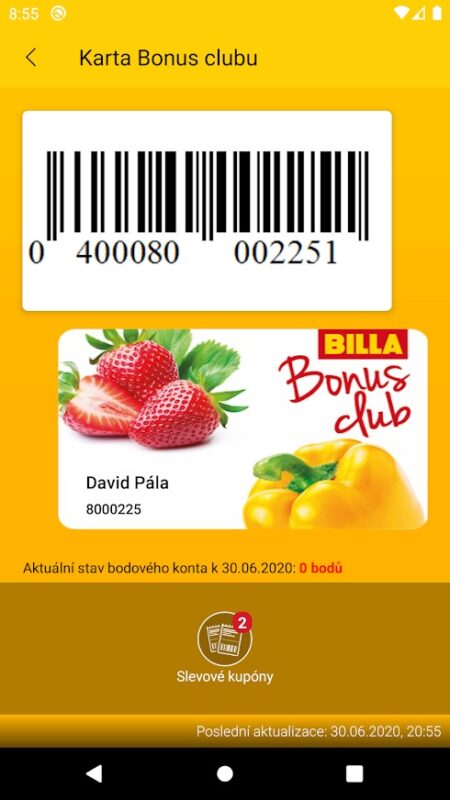 Aplikace BILLA Czech