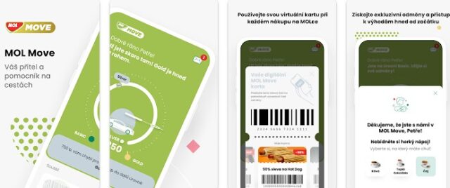 Aplikace MOL Move