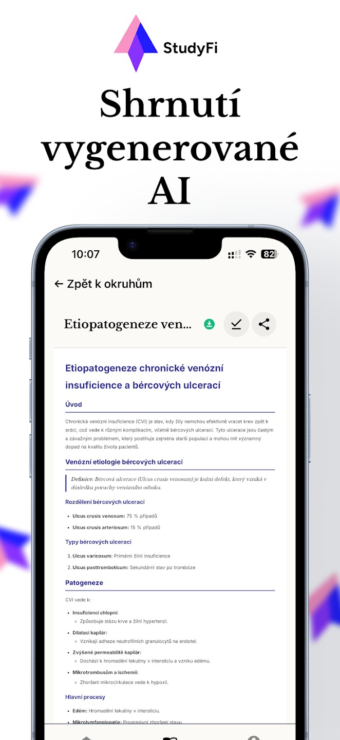 Uč se 2× rychleji s umělou inteligencí díky StudyFi